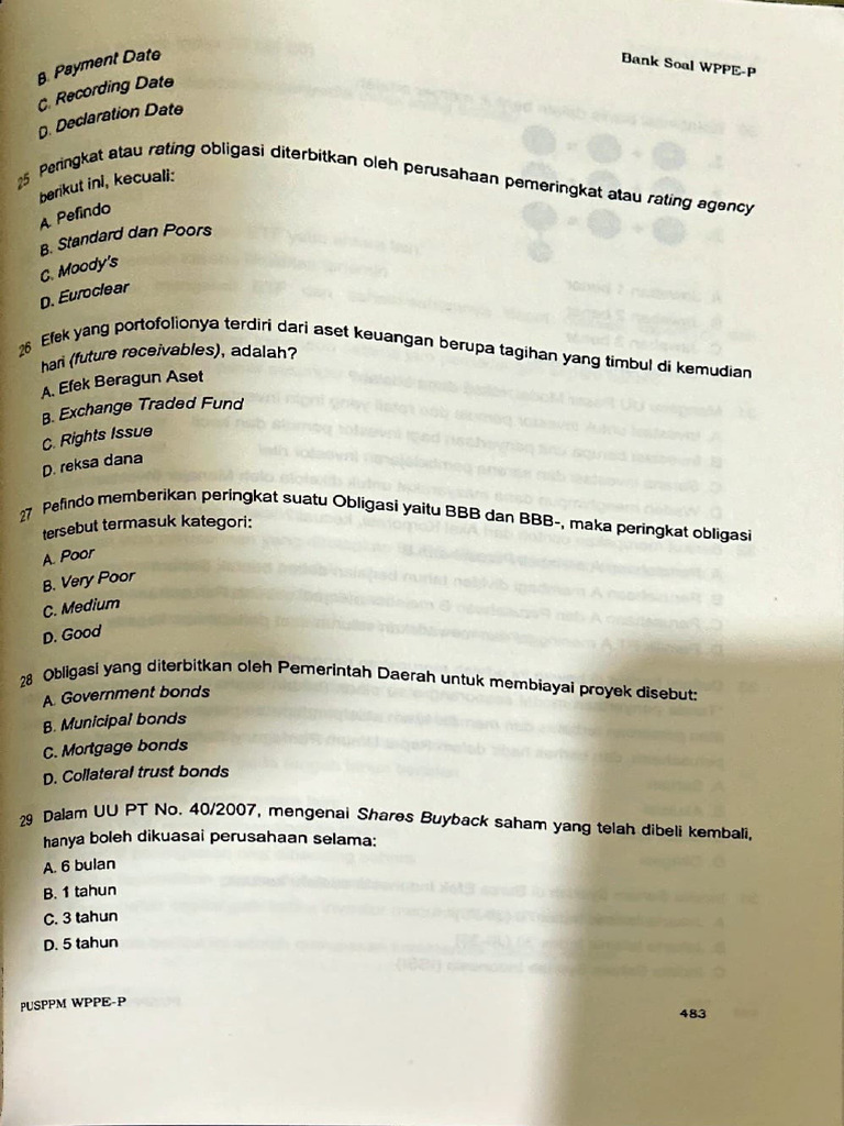 Contoh Soal WPPE - PTE Part 2 | PDF
