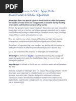 Watertight Doors On Ships Types, Maintenance & SOLAS Regulations | PDF ...