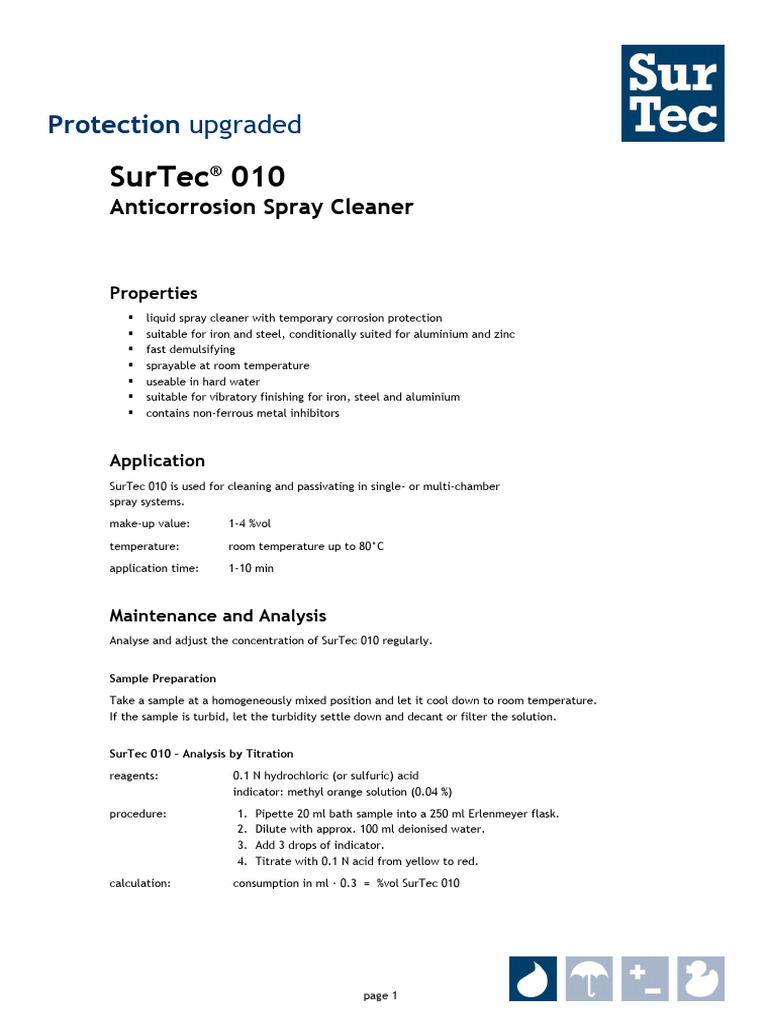 Surtec 010: Protection Upgraded | PDF | Corrosion | Chemical Substances