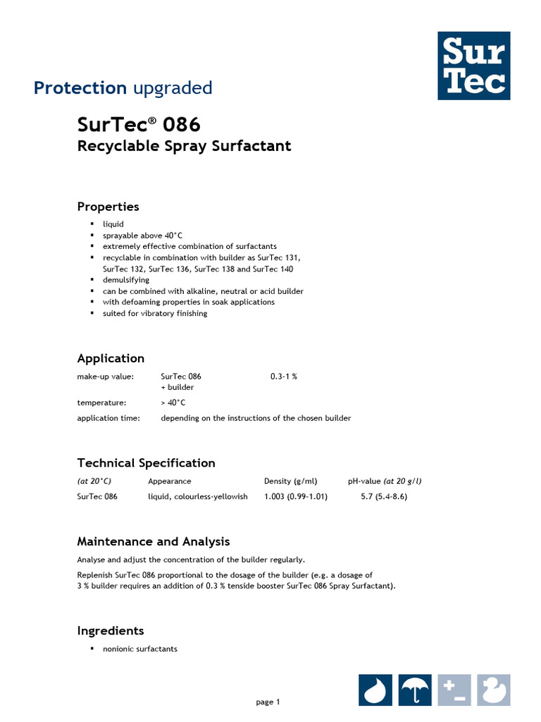 Surtec 086: Protection Upgraded | PDF