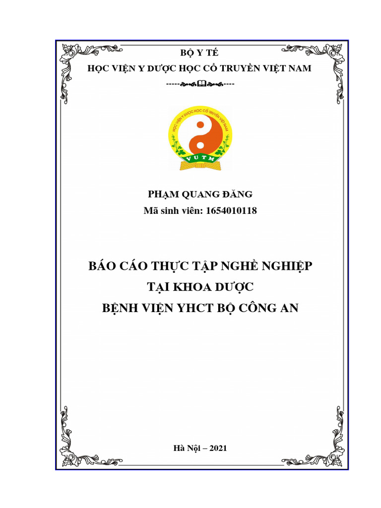 Báo Cáo BV Yhct BCA | PDF