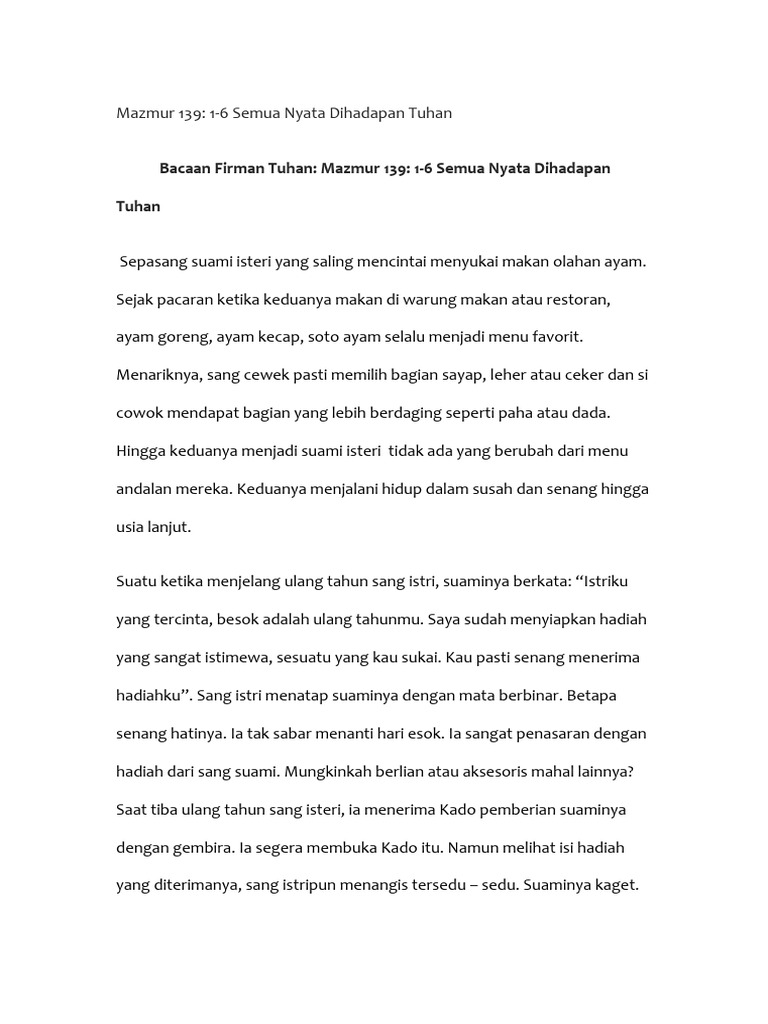 Allah Maha Tahu | PDF