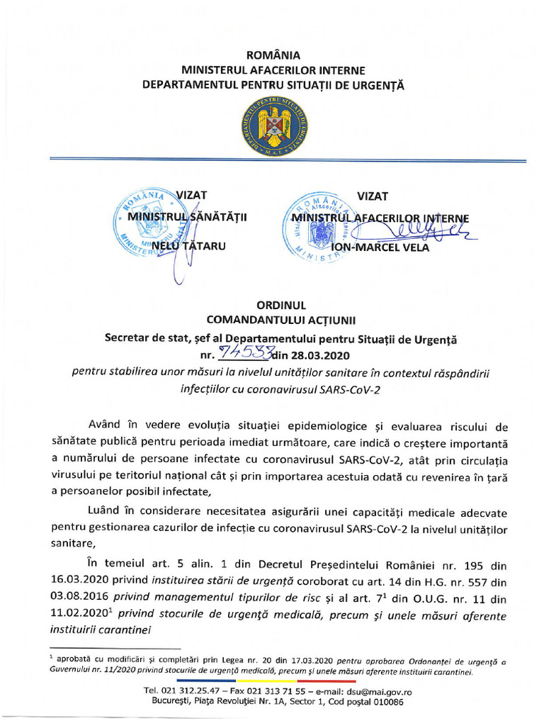 Ordin CDT - Actiunii 1 PDF | PDF