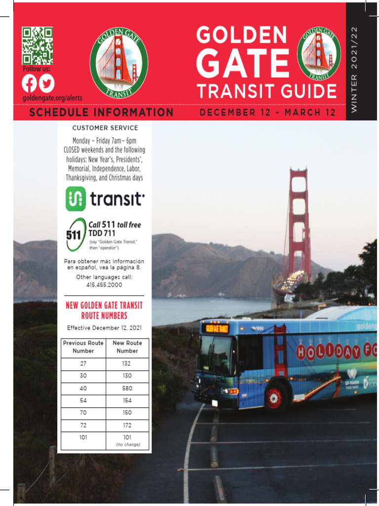 Transit Guide Dec2021 | PDF | Land Transport | San Francisco Bay Area