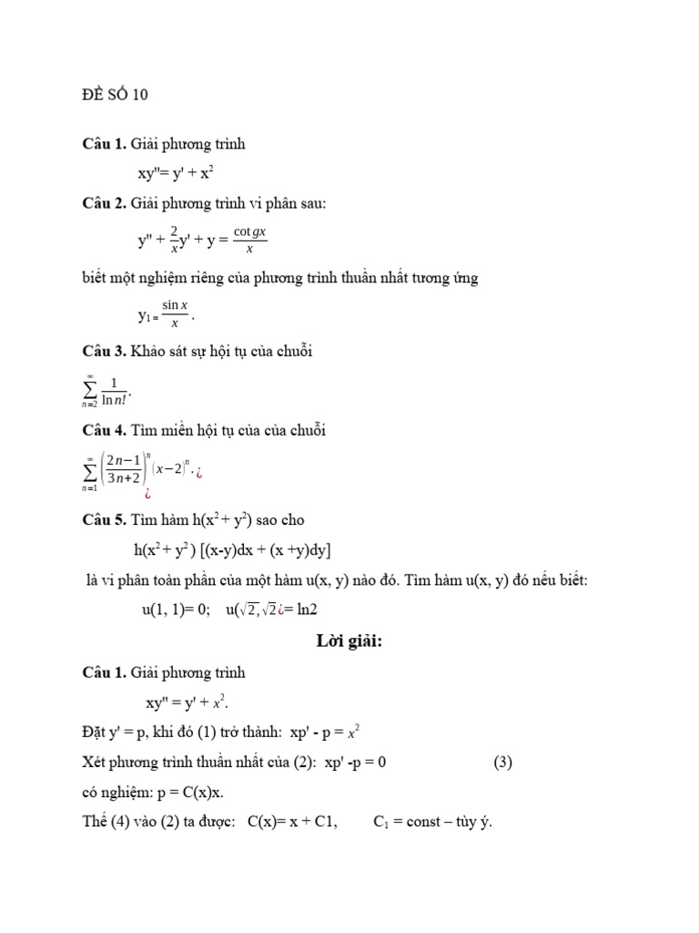 ĐỀ SỐ 10.dox | PDF