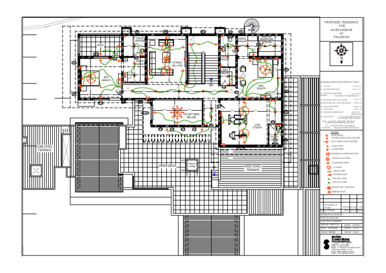 First Floor Electrical Layout | PDF | Components | Equipment