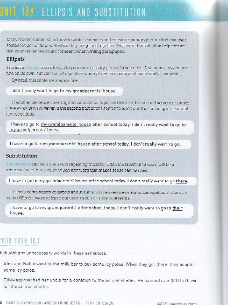 English Substitution | PDF