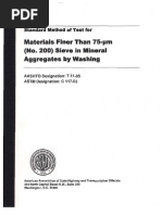 Astm C117 2023 | PDF