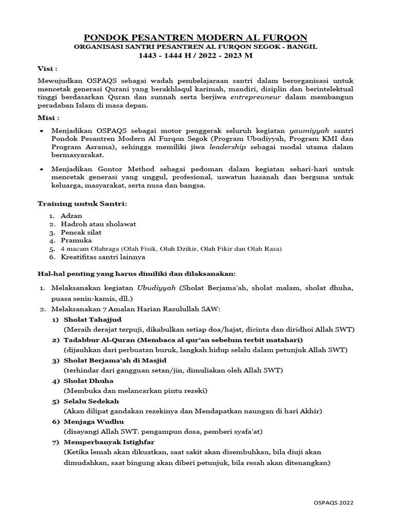 Hal-Hal Penting Dalam Organisasi | PDF Hal-Hal Penting Dalam Organisasi | PDF