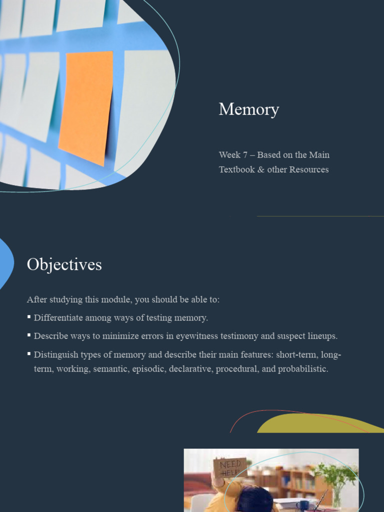 Memory 1 | PDF | Memory | Witness