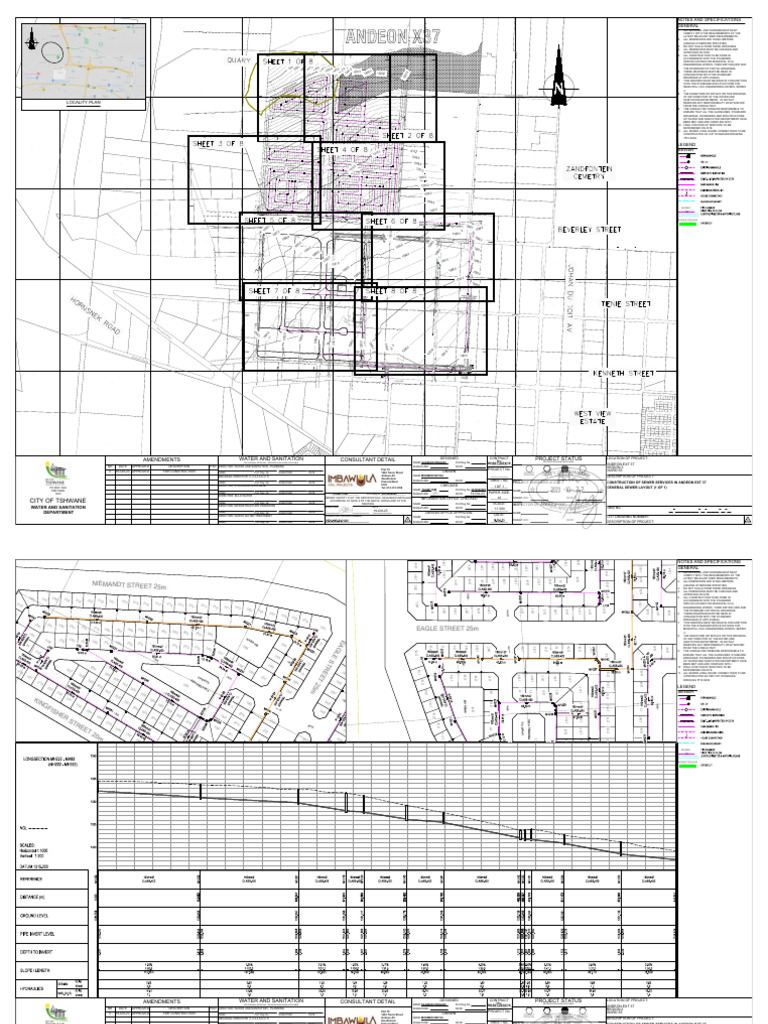 ANNEXURE B2 Sewer Long Sections | PDF