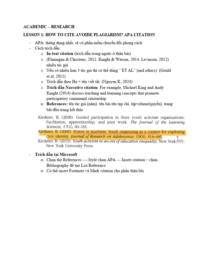 ACADEMIC Method With Chi Nguyen | PDF