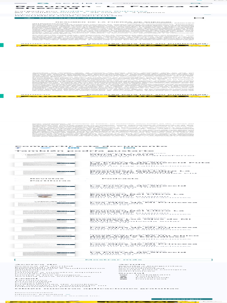 Resumen - La Fuerza de Sheccid PDF | PDF