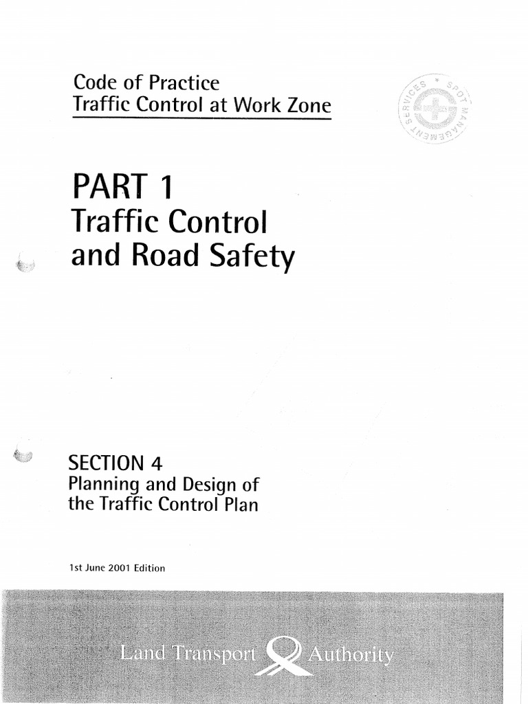 Traffic Control & Road Safety Section 4 | PDF