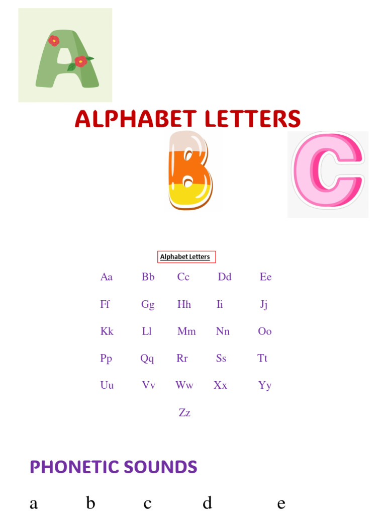 Alphabet Letters | PDF