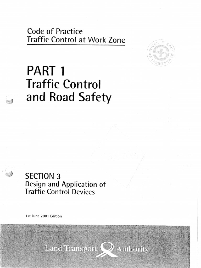 Traffic Control & Road Safety Section 3 | PDF