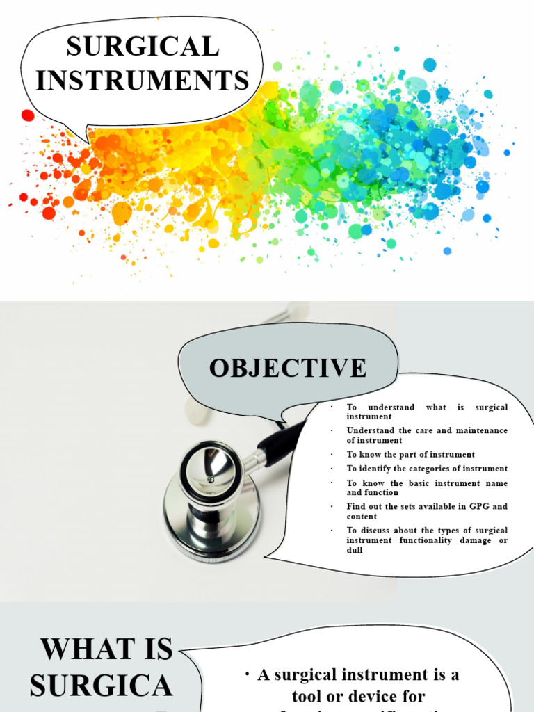 Surgical Instruments | PDF | Surgical Suture | Medical Equipment