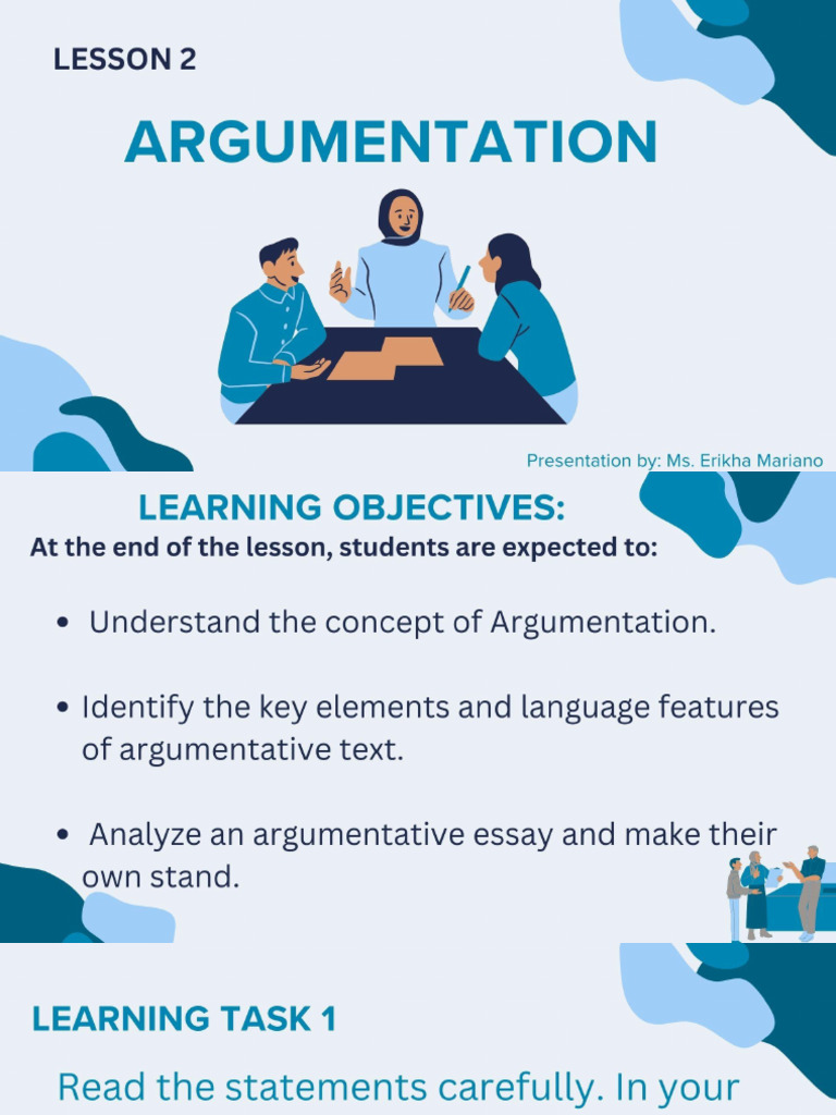 ARGUMENTATION | PDF