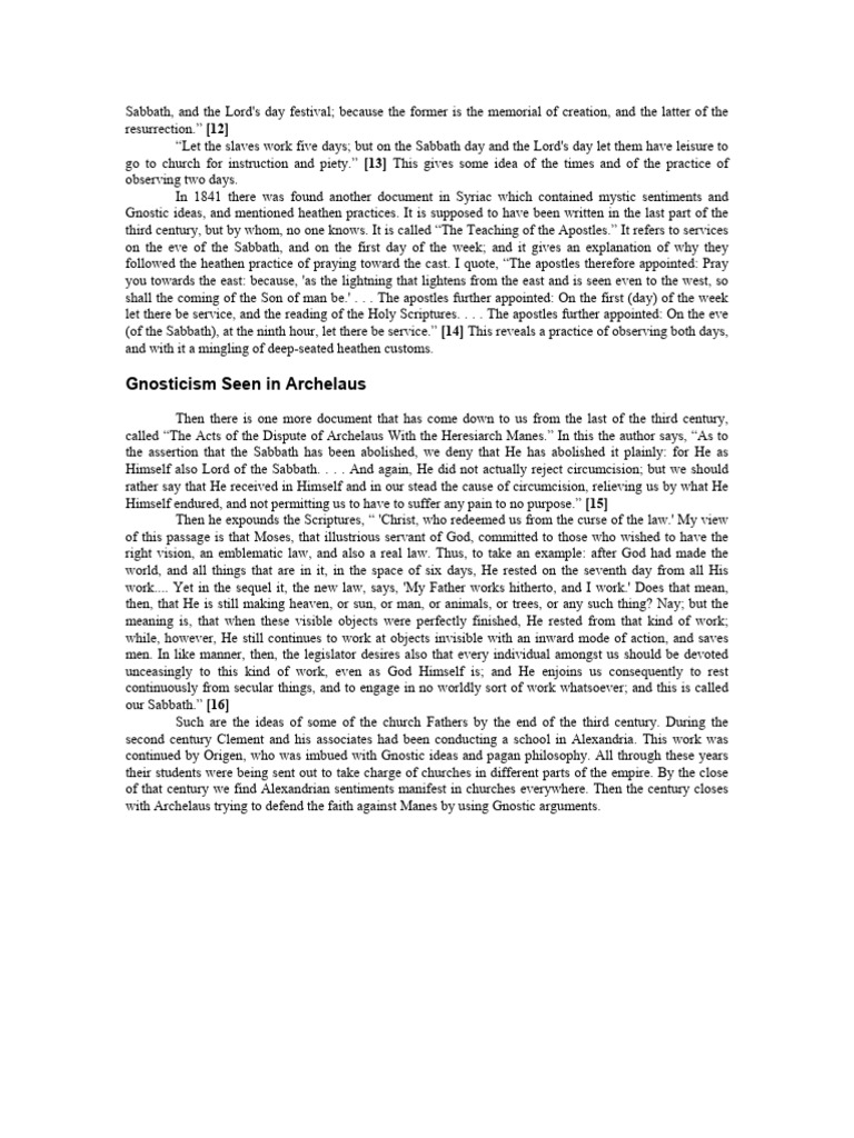 Origin of Sunday Observance-WE Straw 35 | PDF | Christian Belief And ...