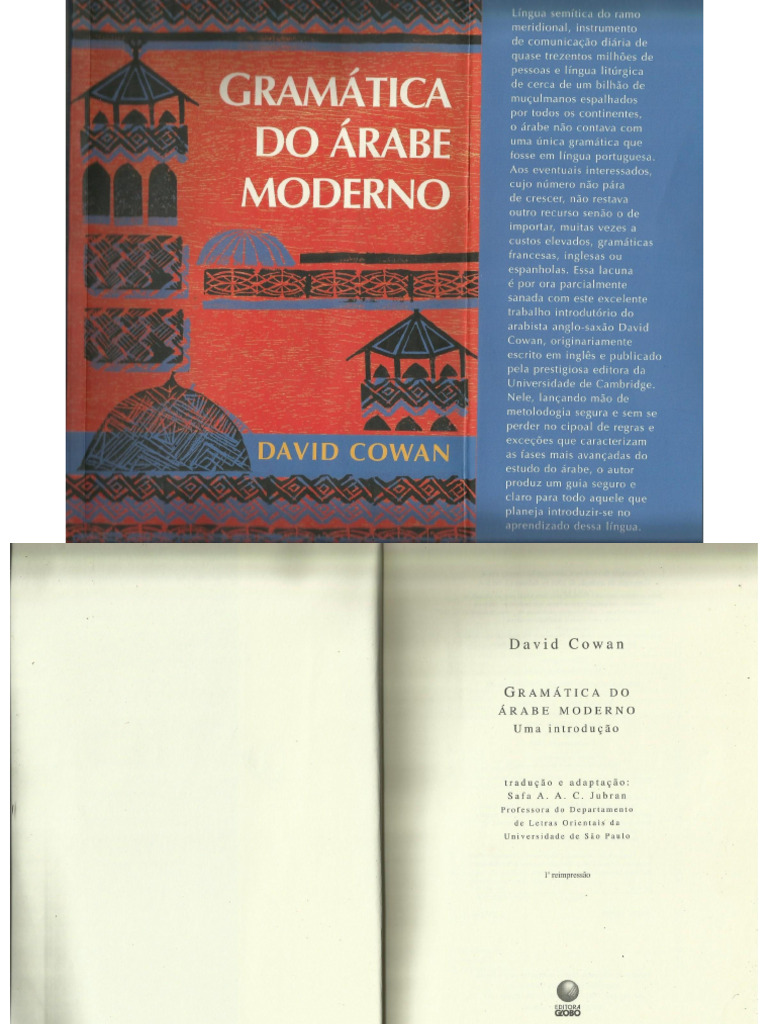 PT. Gramática do árabe moderno | PDF
