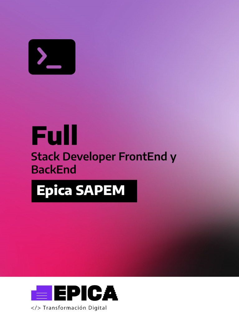 Curso Completo de Desarrollo Full Stack | PDF | Lenguaje de programación | Aplicación web