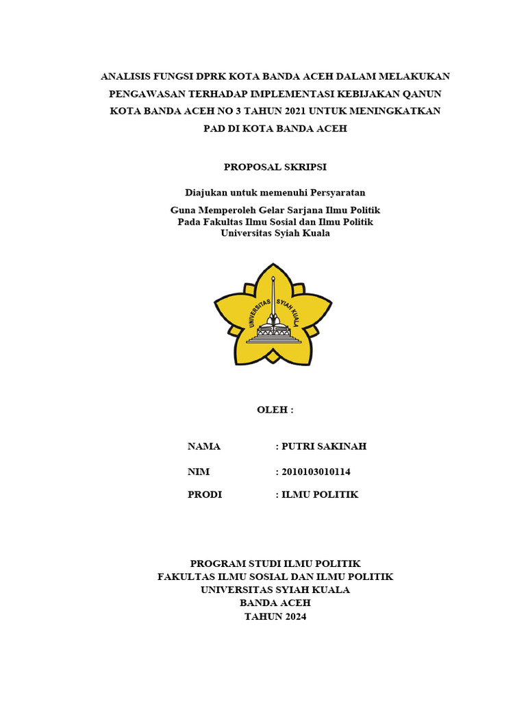 Revisi Proposal | PDF