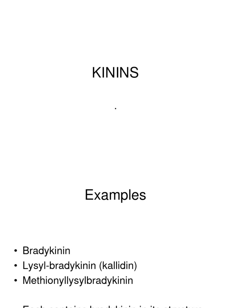 Kinins, Other Eicosanoids | PDF | Inflammation | Prostaglandin