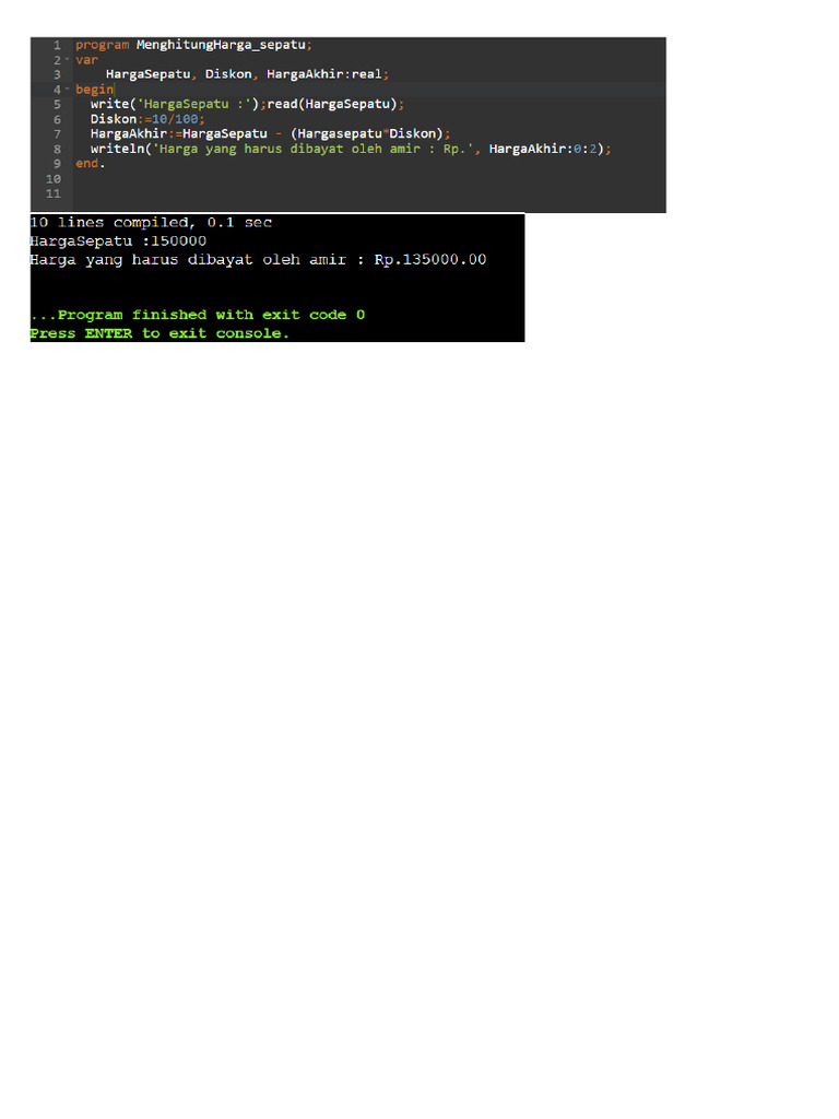 Latihan UTS Algoritma | PDF
