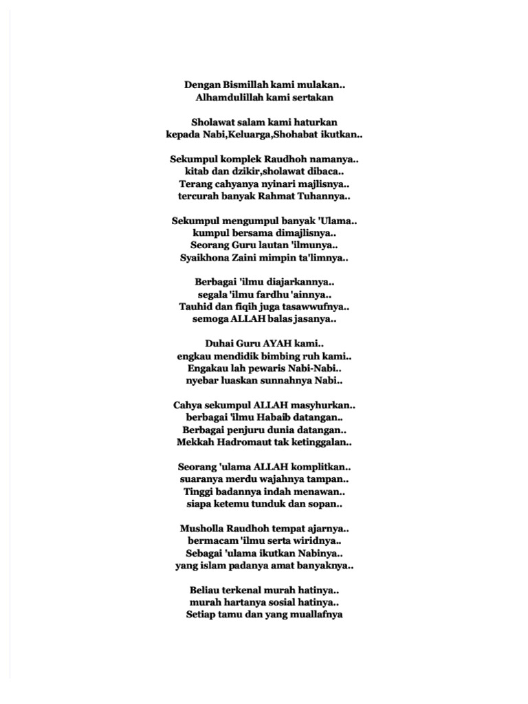 PDF Dengan Bismillah Kami Mulakan Compress | PDF | Agama & Spiritualitas | Puisi