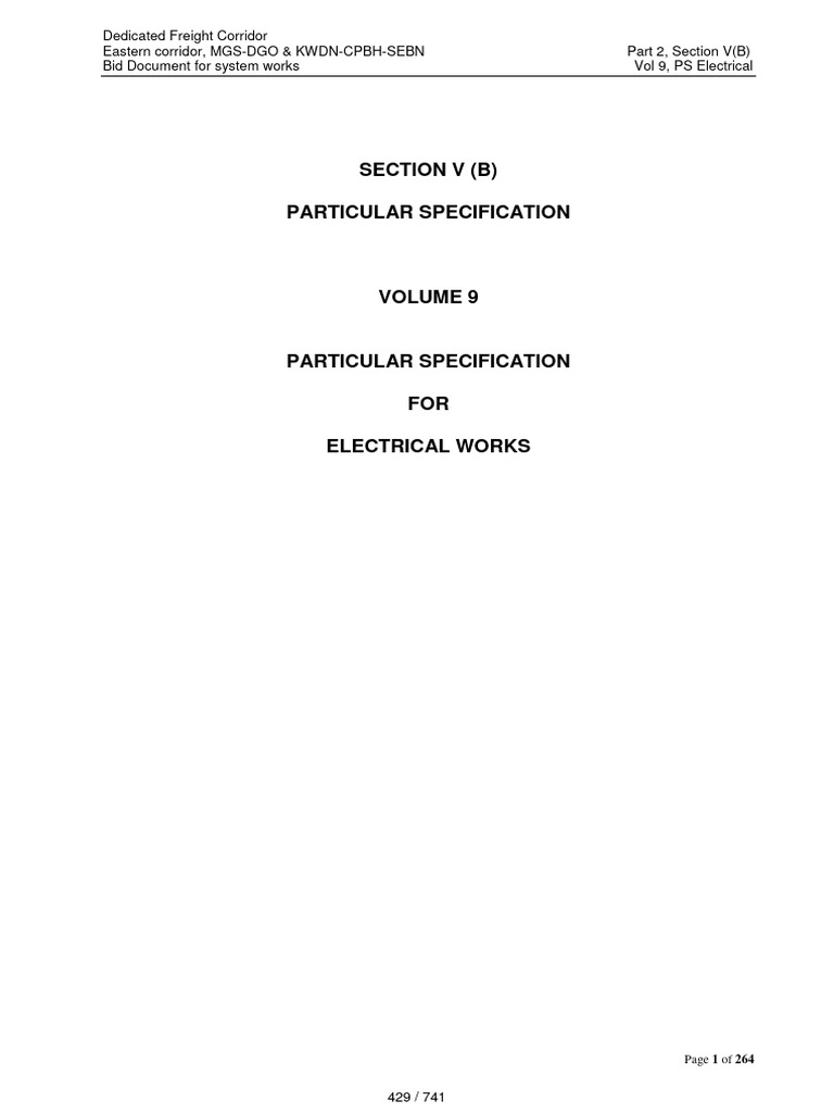 Dffccil 2 X 25 KV Tender Document | PDF | Specification (Technical Standard) | Electrical Substation