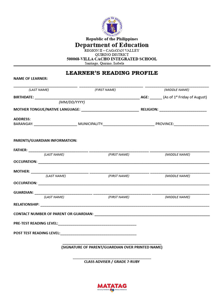 Learners Profile | PDF