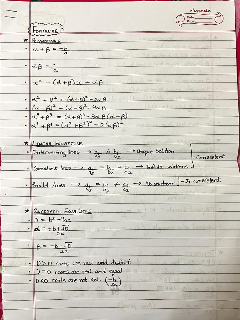 All Math Formulas | PDF