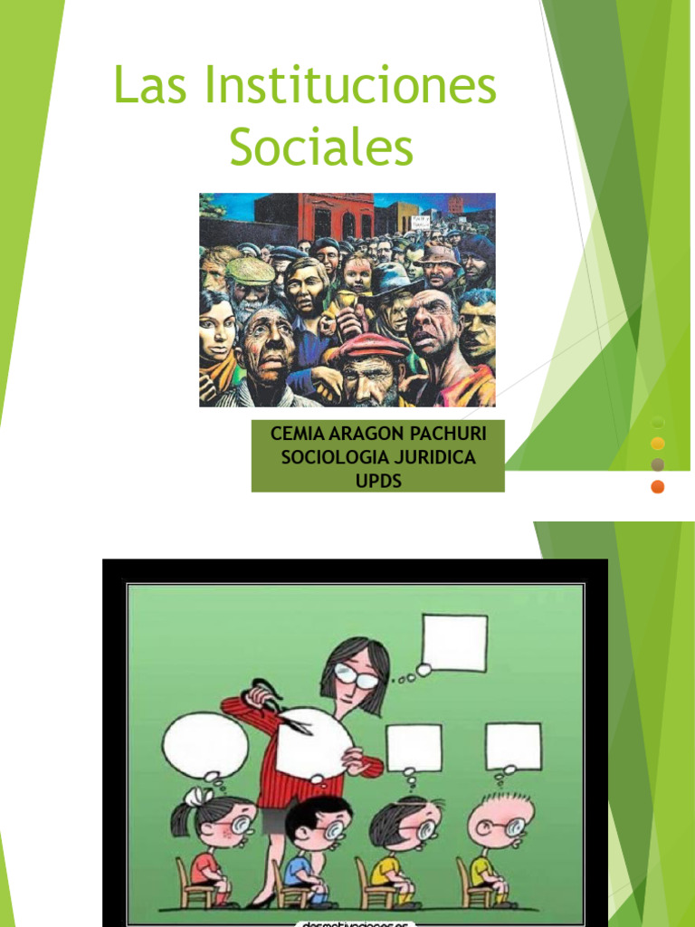 Las Instituciones Sociales Tema 5 | PDF | Institución | Sociedad