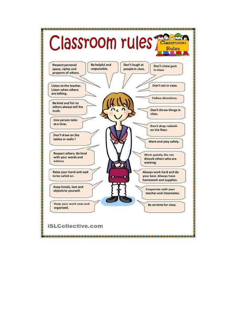 Classroom Rules | PDF