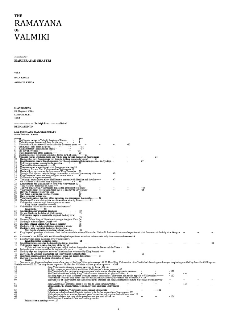 The Ramayana - Integral en | PDF | Ramayana | Rama