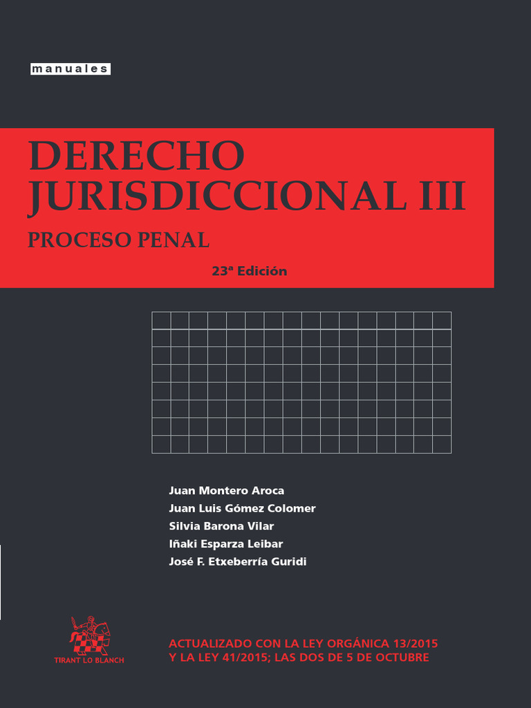 Derecho Procesal Penal | PDF | Derecho penal | Ley procesal