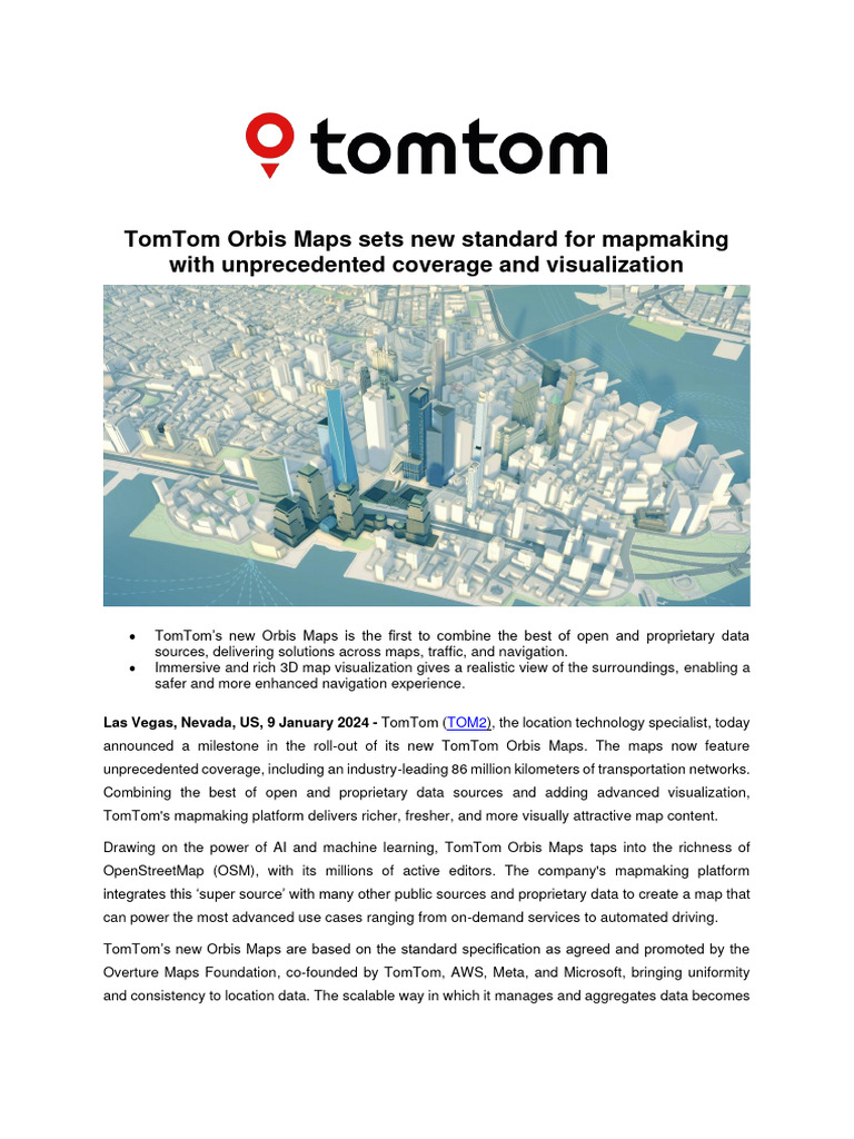 Tomtom Orbis 2024 | PDF | Information Technology | Computer Science