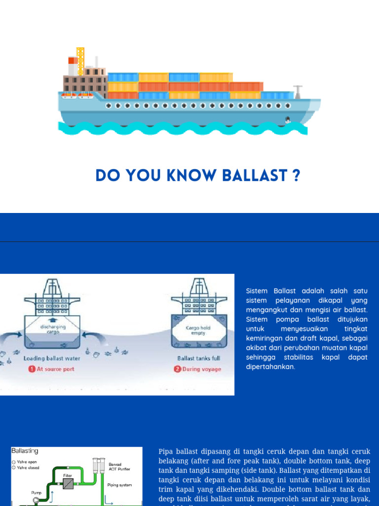 Sistem dan Fungsi Tangki Ballast Kapal | PDF