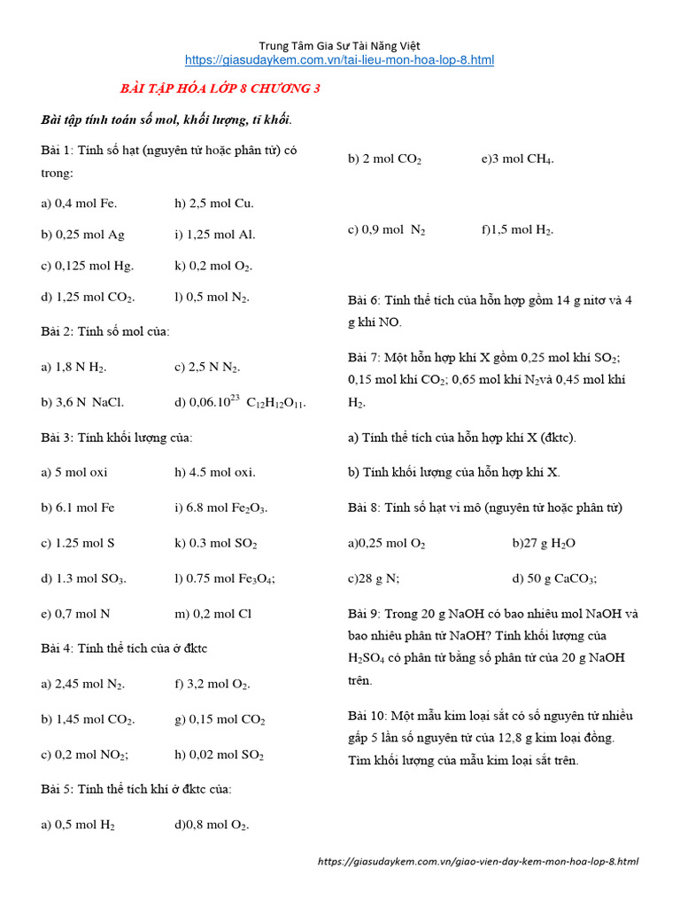 Bai-Tap-Hoa-Lop-8-Chuong-3-Cuc-Hay-Bai-Tap-Hoa-8-Chuong-3 2 | PDF