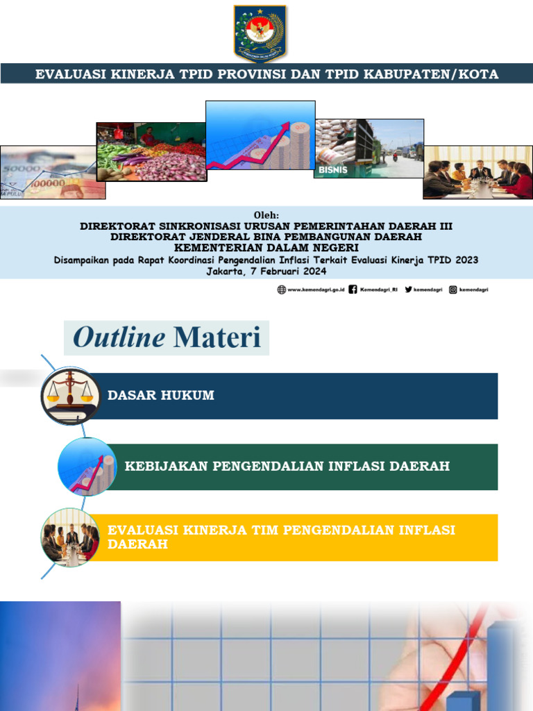 Bahan Tayang Bangda - Laporan Kinerja Tpid, 7 Feb 2024 | PDF