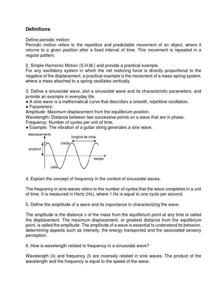 Fisica | PDF | Oscillation | Waves