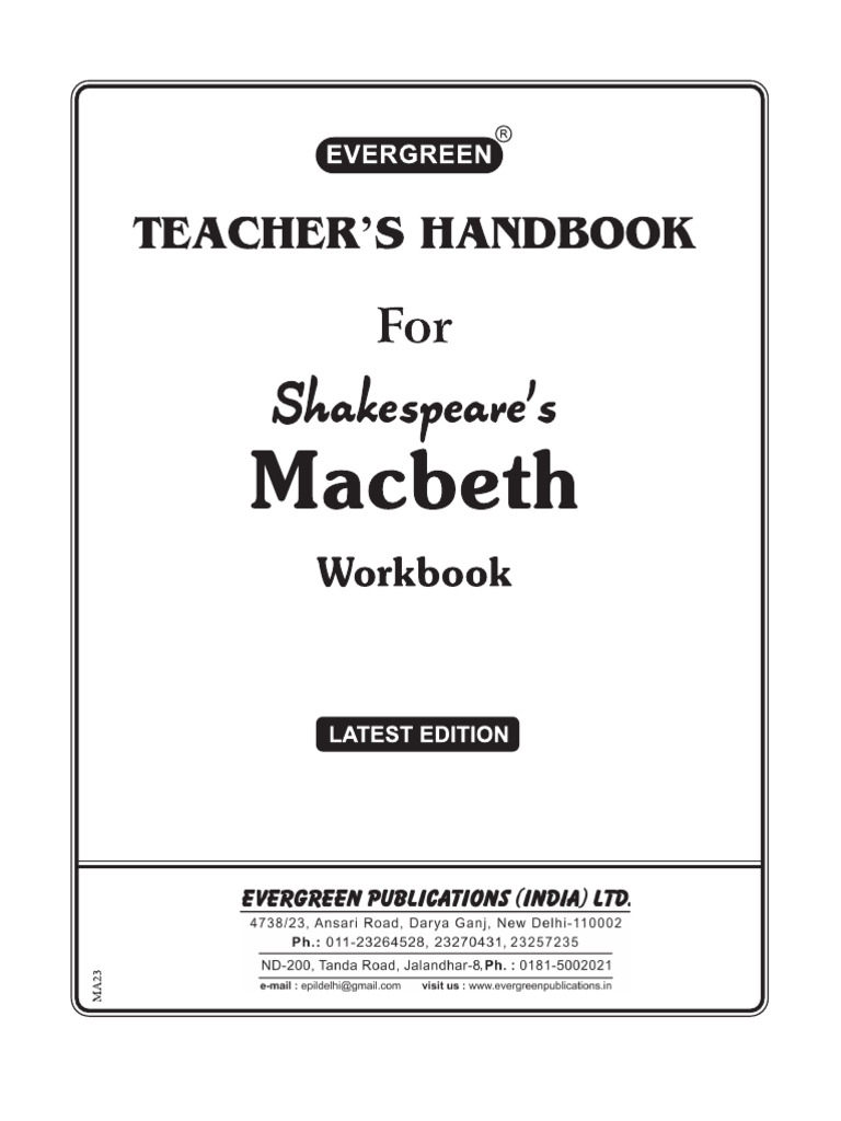 Shakespeares Macbeth ISC | PDF