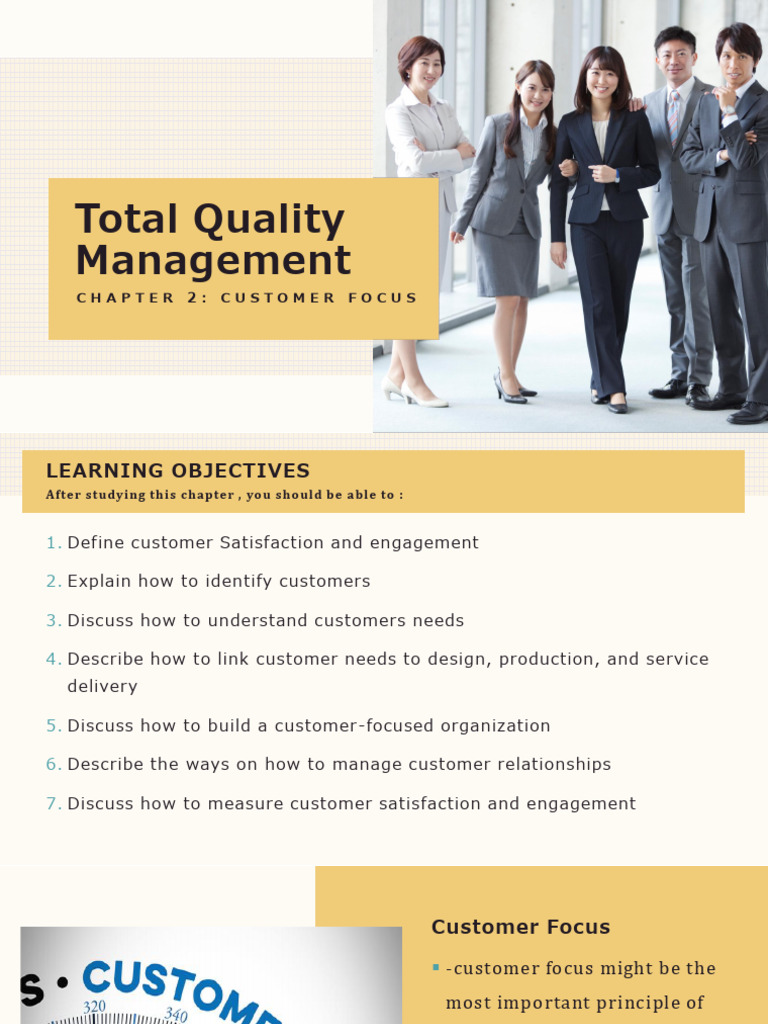 Chapter 2 TQM PDF | PDF | Information | Customer Satisfaction