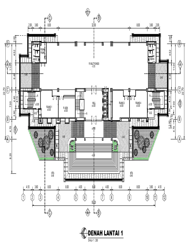 Denah Gedung Kuliah Polines Semarang | PDF