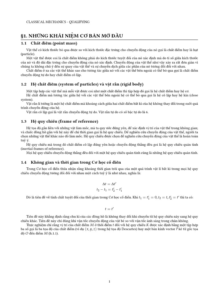 Classical Mechanics Copy Copy - 1 | PDF