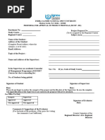 MBA Project Guide Biodata | PDF