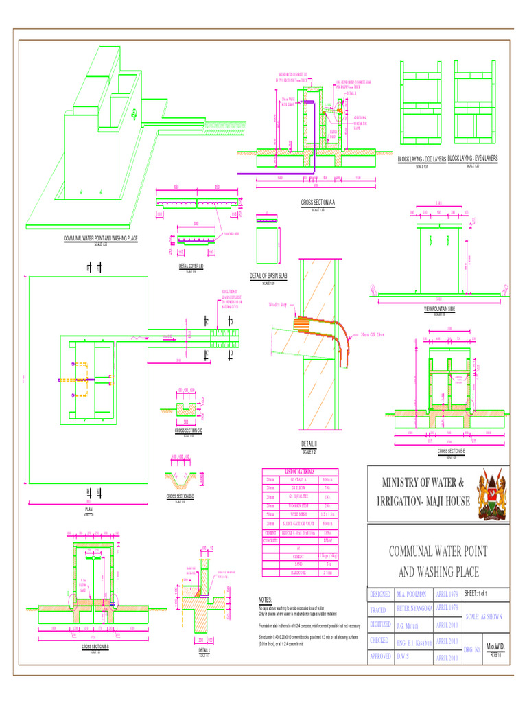 Community Water Point - and Washing Place | PDF | Structural ...
