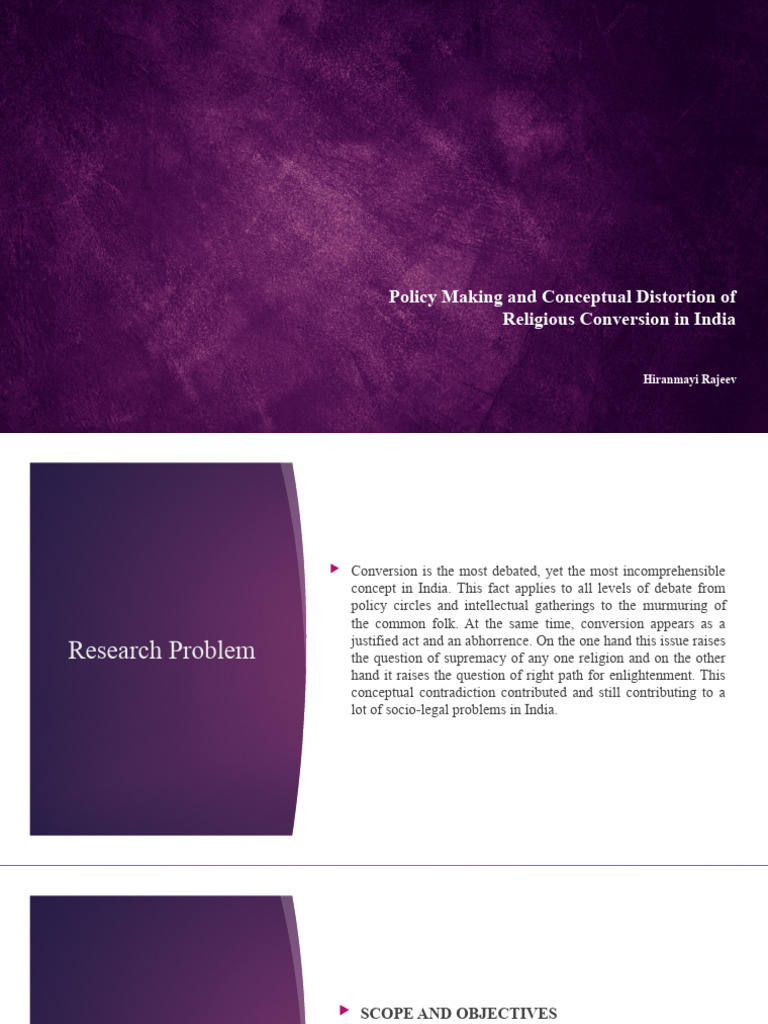 Hiranmayi Rajeev - Policy Making and Conceptual Distortion of Religious ...