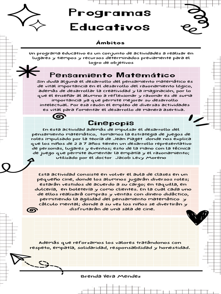 Programas Educativos | PDF | Pensamiento | Matemáticas