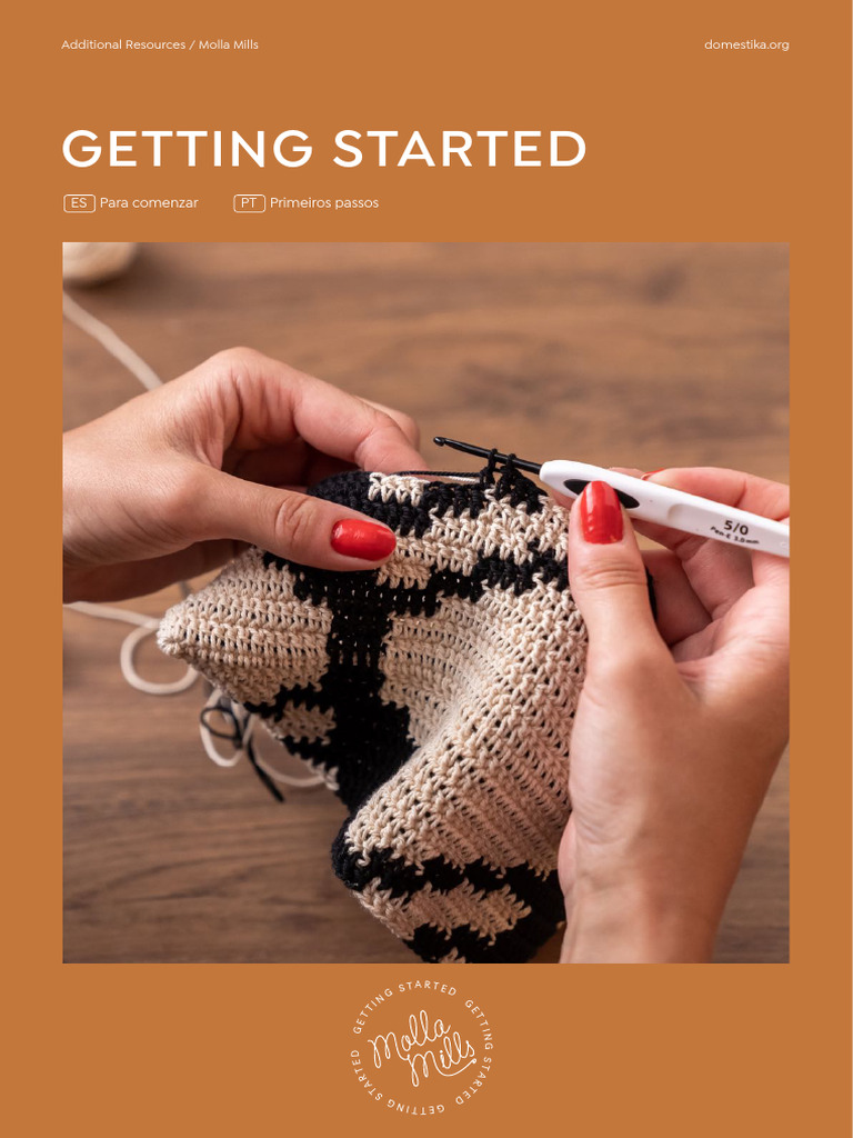 U3 - Getting Started - EN-ES-PT | PDF | Crochet | Yarn